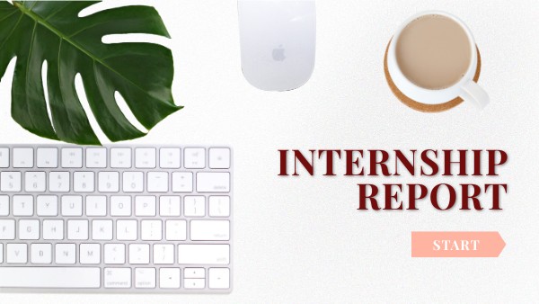 Internship report | Genially