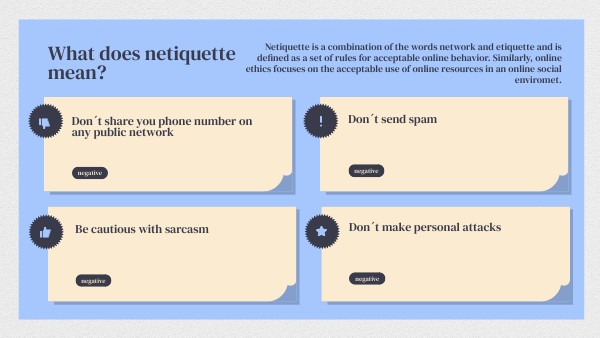 netiquette | Genially