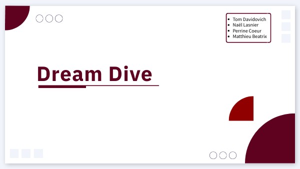 Dream Dive | Genially