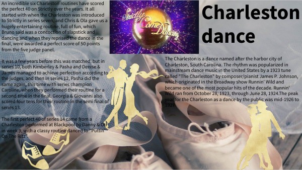 Charleston Dance info