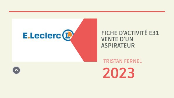 - fiche E31 GENIALLY | Genially