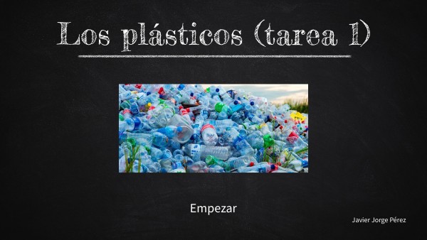 Los plásticos - Tarea 1