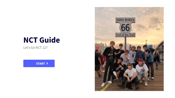 NCT 127 introduction | Genially