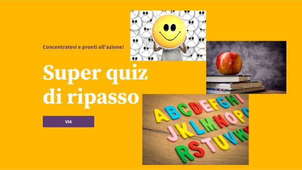 Quiz di ripasso (italiano - seconda primaria)