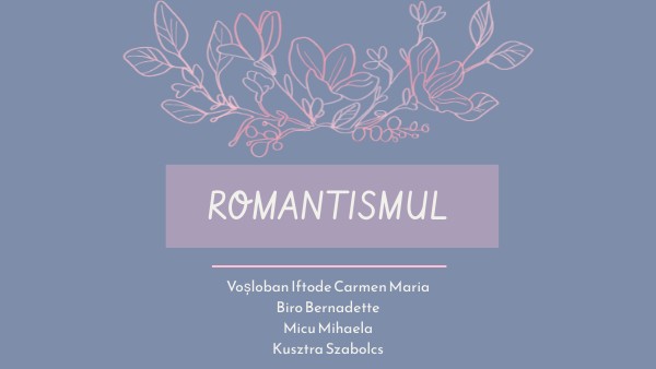 Romantismul