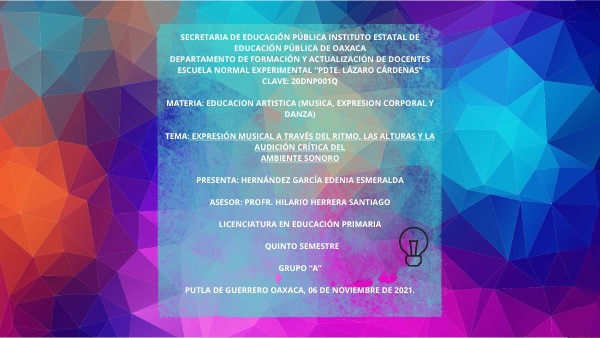 TRAB. 5 GENIALLY ESCRITO EL CUERPO, LOS OBJETOS SONOROS Y RECURSOS