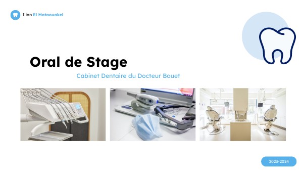 Oral de stage 3ème | Genially