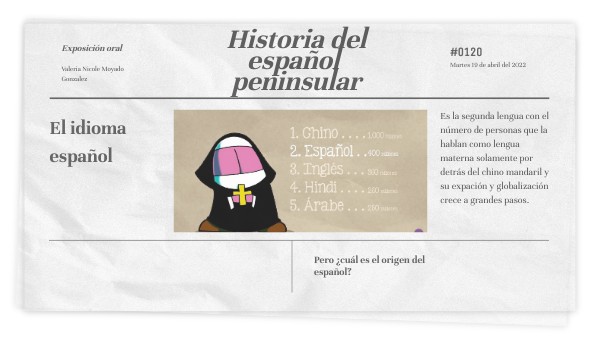 Historia del español