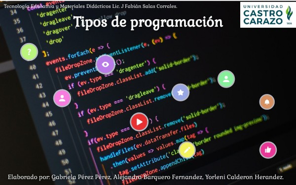 Tipos de programación