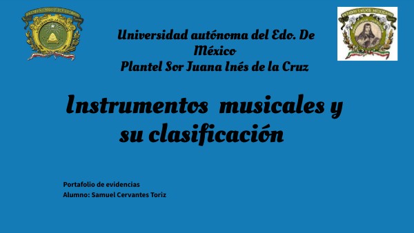 instrumentos musicales y su clasificacion | Genially
