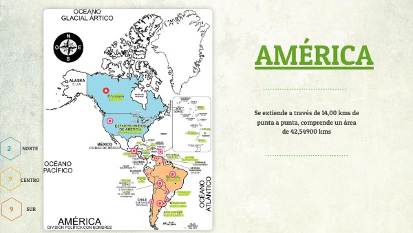 MAPA AMÉRICA | Genially