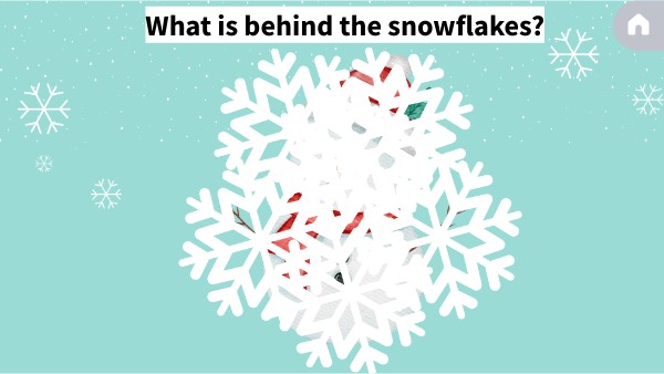 What is behind the snowflakes ? | Genially
