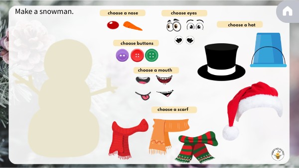 Make a snowman | Genially