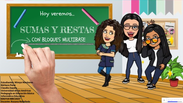 sumas y restas con bloques multibase | Genially