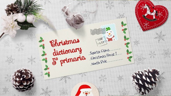 5º ECOLE- CHRISTMAS DICTIONARY