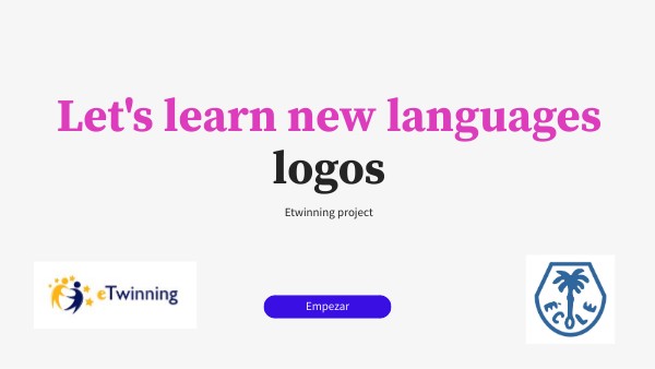 logos LET'S LEARN ABOUT LANGUAGES | Genially