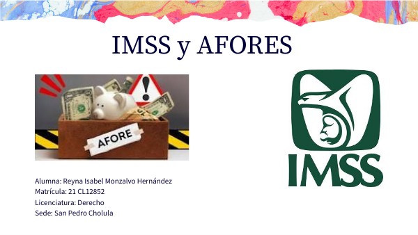 IMSS y AFORES
