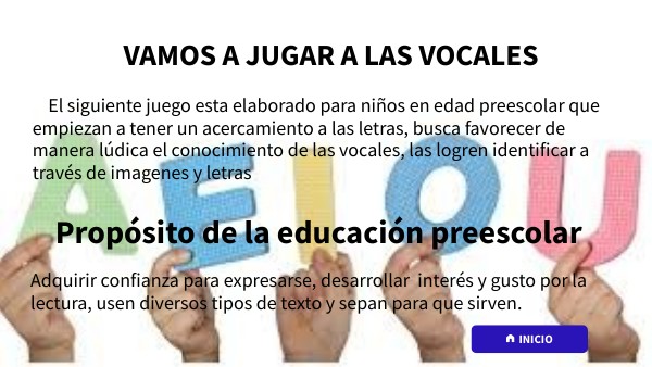 ENCUENTRA LAS VOCALES