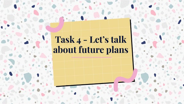 Let’s talk about future plans