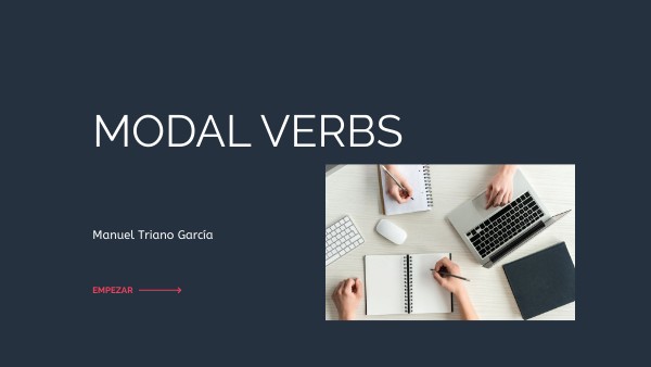 PRESENTATION MODAL VERBS