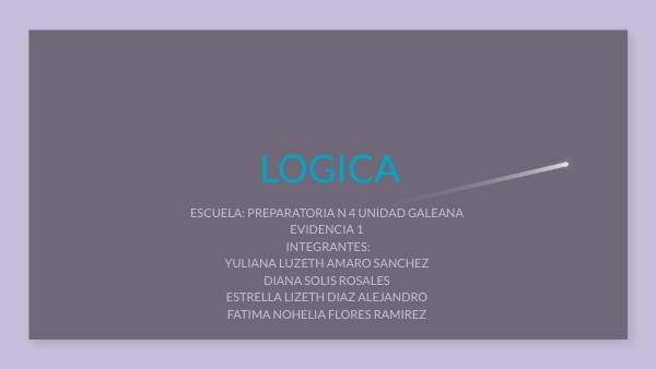 Lógica | Genially