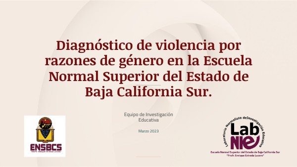 Diagnóstico de violencia por razones de género en la ENSBCS | Genially