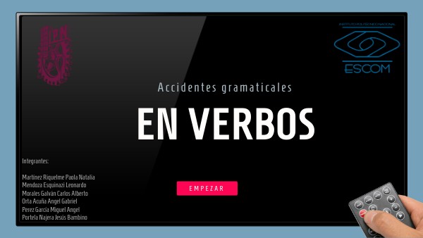 Accidentes gramaticales de verbos