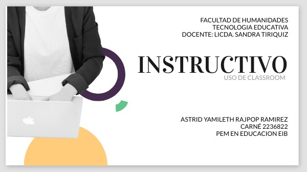 INSTRUCTIVO | Genially
