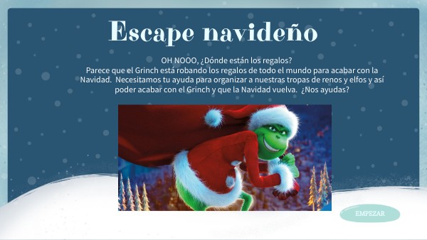 ESCAPE ROOM NAVIDEÑO | Genially