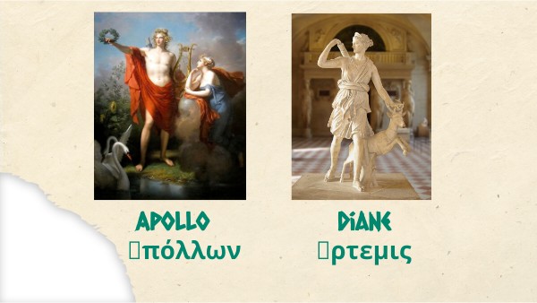 Artémis et Apollon | Genially