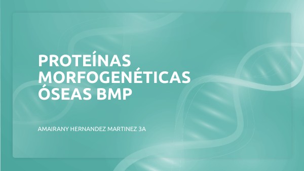 PROTEINA BMP | Genially