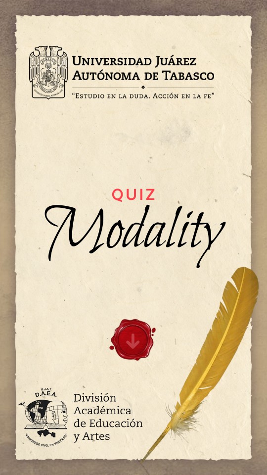 Quiz Modality | Genially