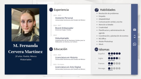 CV Fernanda en Español | Genially