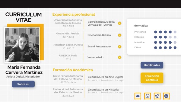 Currículum Fernanda | Genially