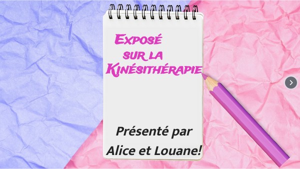 métier kiné | Genially