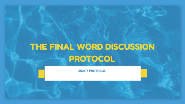 CAMBRIDGE THE FINAL WORD PROTOCOL
