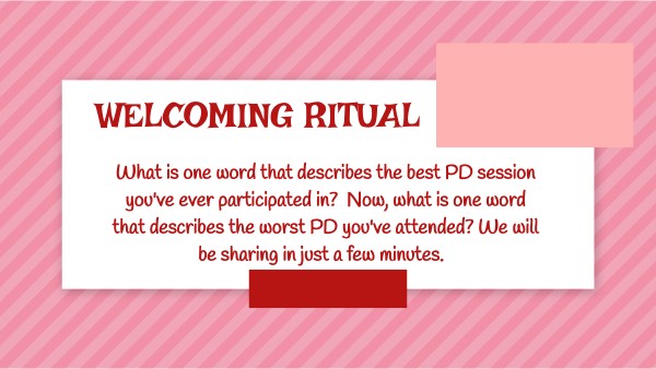 FALL IN LOVE WITH PD: HOW TO FACILITATE THE BEST PD EVER! | Genially