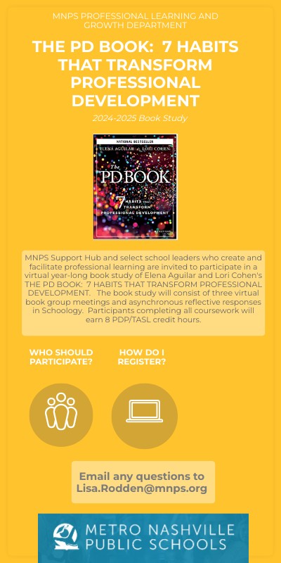 2024-2025 THE PD BOOK Book Study Infographic