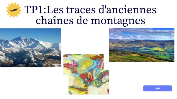 T1B TP1 Orogenèse
