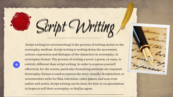 Script Writing | Genially
