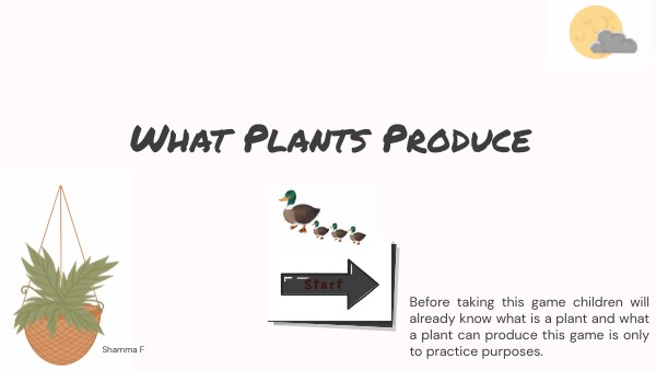 Plants game\quiz