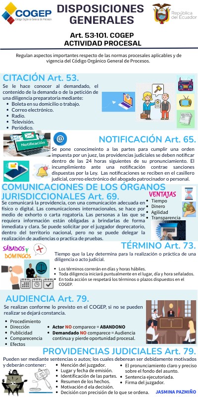 DISPOSICIONES GENERALES COGEP | Genially