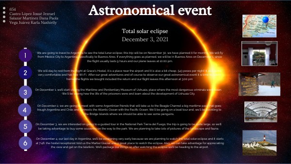 Astronomical event