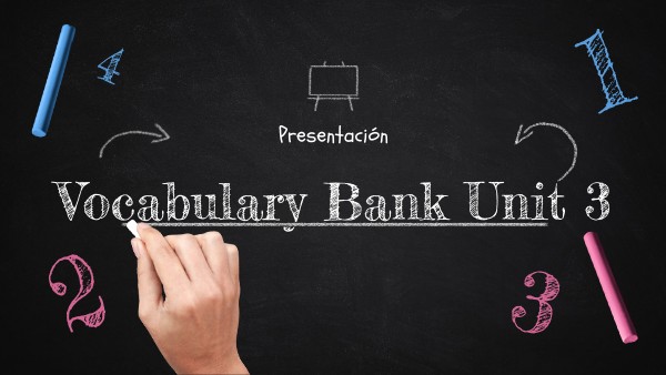 Vocabulary Bank Unit 3
