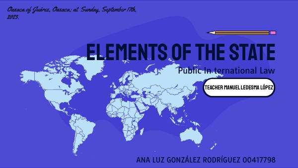 Activity 5. Elements of the State | Genially