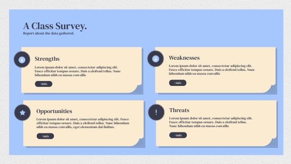 A Class Survey.