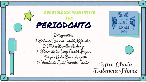 PREVENTIVA COMPONENTES DEL PERÍODONTO | Genially