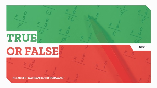 TRUE OR FALSE | Genially