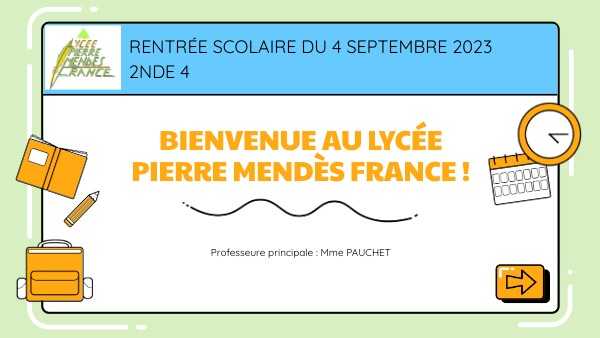 Copie - Pré rentrée 2nde 4 Public