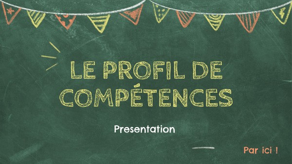 Le profil de compétences | Genially